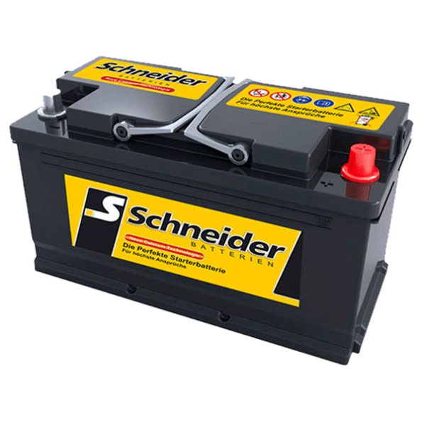 100Ah Auto akumulator Schneider – baterija akumulator - SolarShop ME